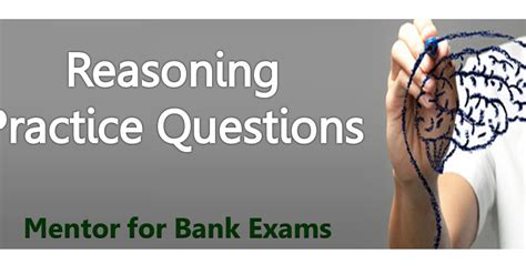 Reasoning Practice Questions For Bank Exams RBI Assistants IPPB Mains Mentor For Bank Exams