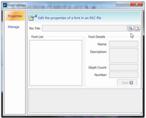 MicroStation Tip Manage Font Utilities EnvisionCAD