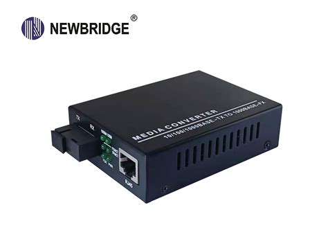 10 100 1000M Single Fiber Single Mode Smart Media Converter Newbridge