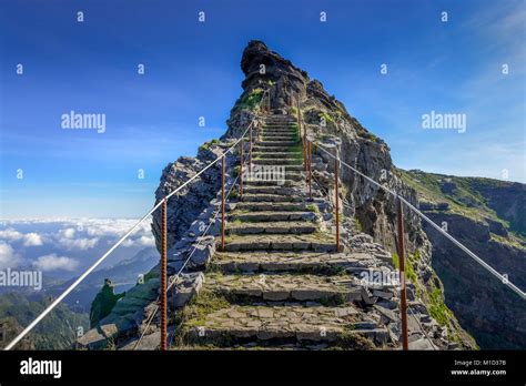 Pr1 Hiking Trail From The Pico Do Arieiro To Pico Ruivo Madeira