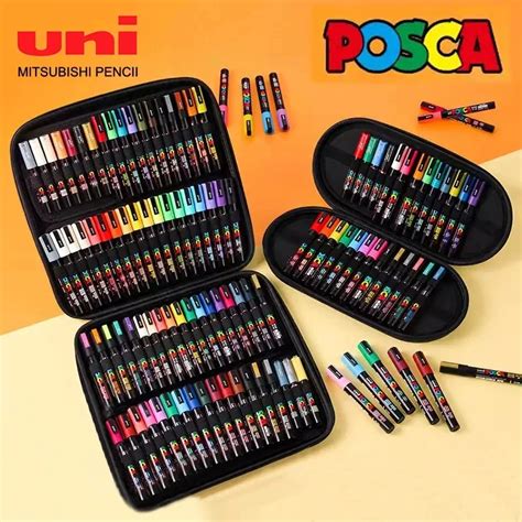Набор японских маркеров UNI POSCA | AliExpress