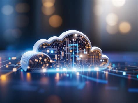Premium Ai Image Sentinel In The Clouds Cyber Security Of Cloud