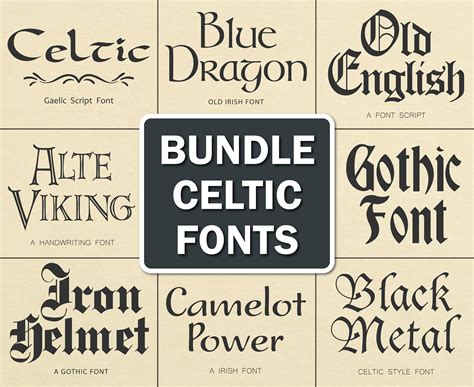 Irish Font Tattoos Celtic Font Machine Embroidery Design Uppercase