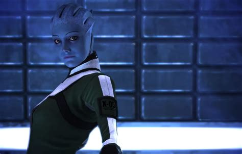 Wallpaper Look Mass Effect Asari Liara T Soni For Mobile And Desktop