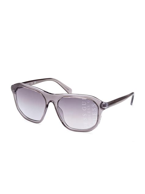 Geometric Shape Sunglasses Guess