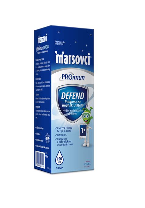 Marsovci Proimun Defend 1 Sirup 150 Ml Lekarna Plavž