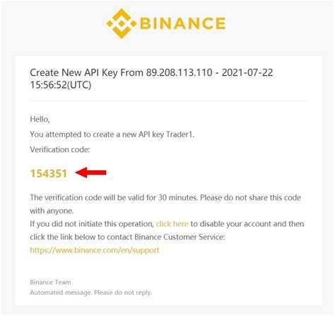 Instruction For Creating An API Key For Trading Futures On The Binance Exchange