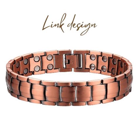 Pure Copper Magnetic Therapy Bracelet Link Design A Better