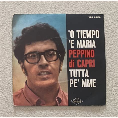 Peppino Di Capri E I Suoi Rockers Vinile Giri O Tiempo E Maria Tutta Pe Mme