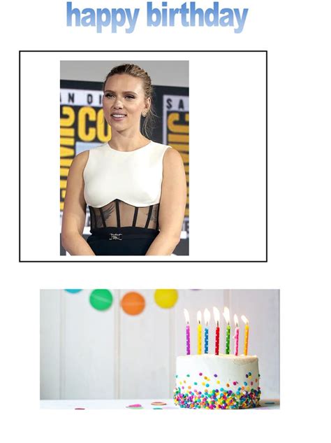 Happy Birthday Scarlett Johansson By Scottyiam On Deviantart