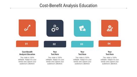 Cost Benefit Analysis Education Powerpoint Presentation And Slides Ppt