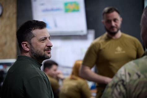 Zelensky Visits Front Line Troops Holds Meeting In Kharkiv Oblast Amid