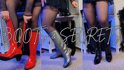 Boots And Secrets Try On Haul And Get To Know Me Shannon Huxley Fetish
