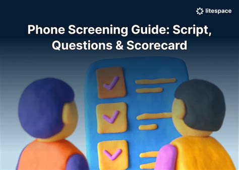Phone Screening Guide Script Questions And Scorecard