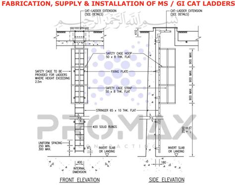 Cat Ladders Fabrication In Dubai Uae