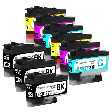 Brother Lc3037 Super Hy Compatible Ink Cartridge 9pk 2 Sets Bcmy 1