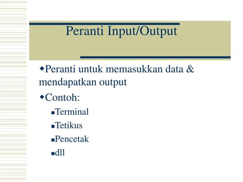 Ppt Peranti Input Output Powerpoint Presentation Free Download Id