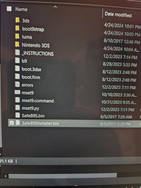 installing boot9strap mset9 cli error exception r 3dspiracy