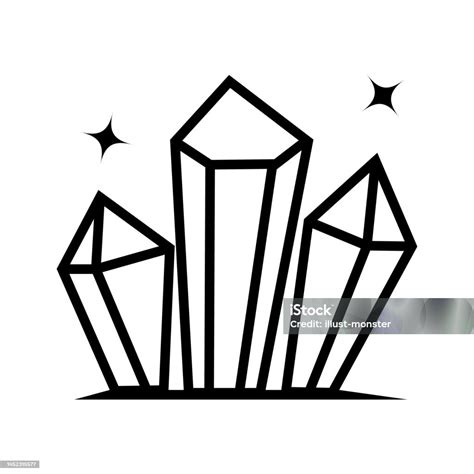 반짝이는 미네랄 아이콘입니다 광석 아이콘입니다 천연 자원 벡터 건축자재에 대한 스톡 벡터 아트 및 기타 이미지 건축자재