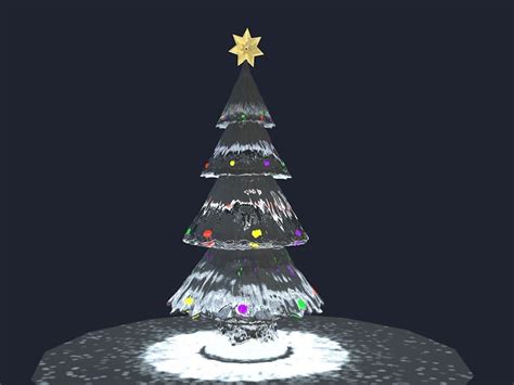 크리스마스 트리 아이스 3d 모델 30 C4d Free3d