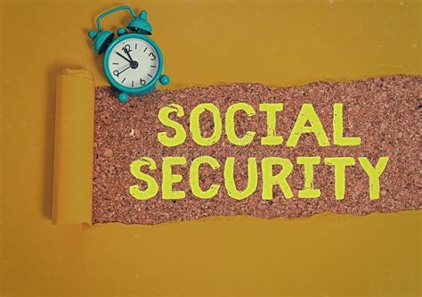 Conceptual Hand Writing Showing Social Security Business Photo