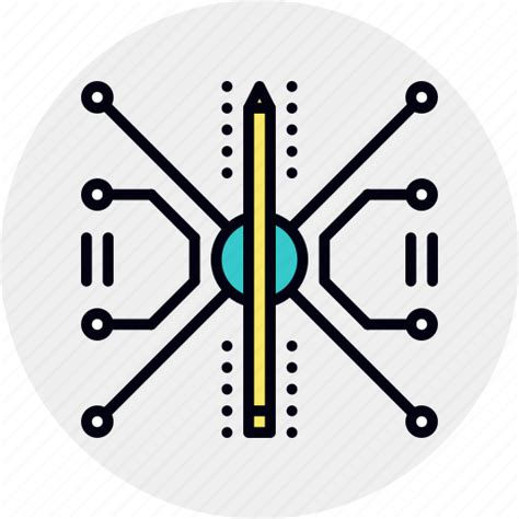 Architect Constructing Future Grid Sketch Structure Icon