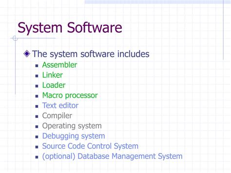 PPT System Programming PowerPoint Presentation Free Download ID 428101