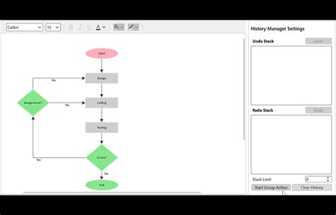 Undo And Redo In WPF Diagram Control Syncfusion