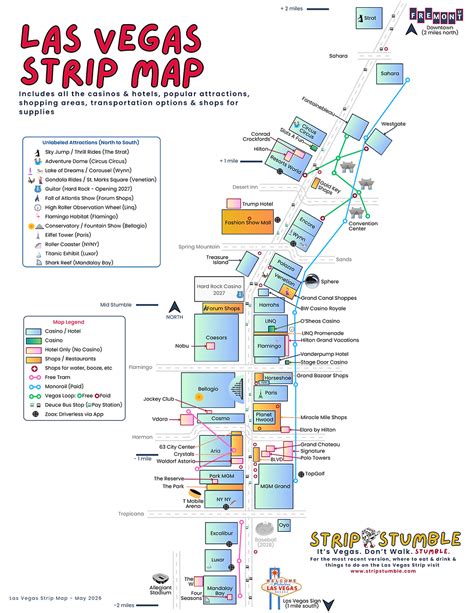 Strip Stumble Best Las Vegas Strip Maps