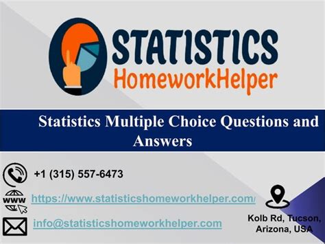 Statistics Multiple Choice Questions And Answers Ppt