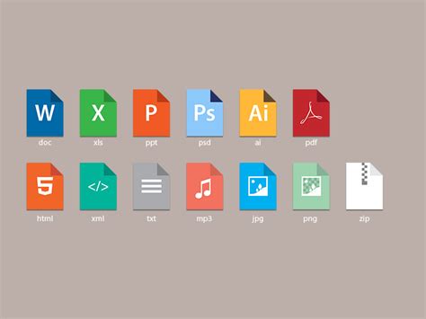 Flat File Icon Free Icons Library