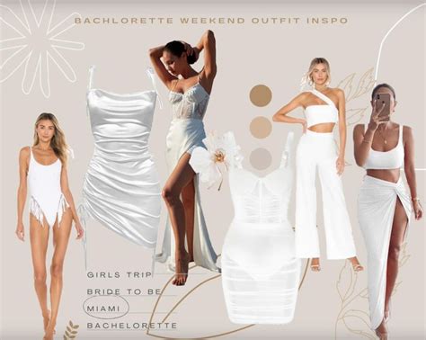 Bachelorette Weekend Outfit Inspo White Bachelorette Party Outfit