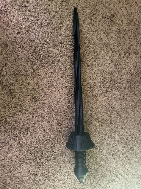 Collapsible Drill Sword 3d Printed Etsy