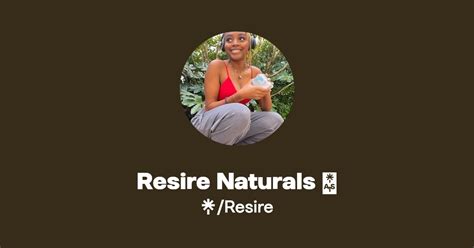 resire naturals instagram tiktok linktree