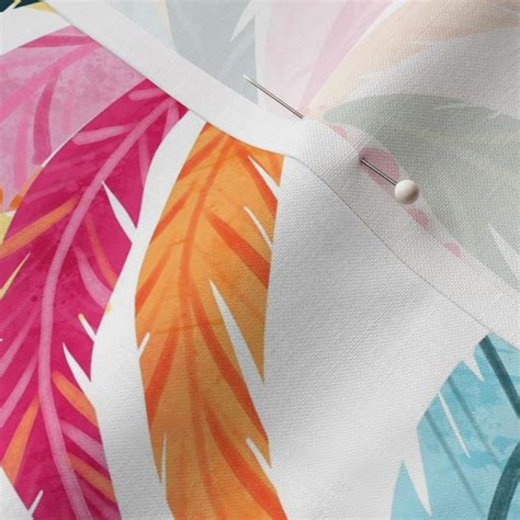 Tropical Forest Biome L Colorful Palm Fabric Spoonflower