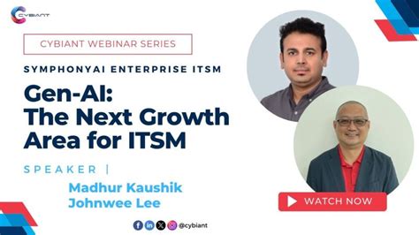 Webinar On Gen Ai Itsm Growth Cybiant Posted On The Topic Linkedin