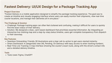 Uiux Design For A Package Tracking App Behance