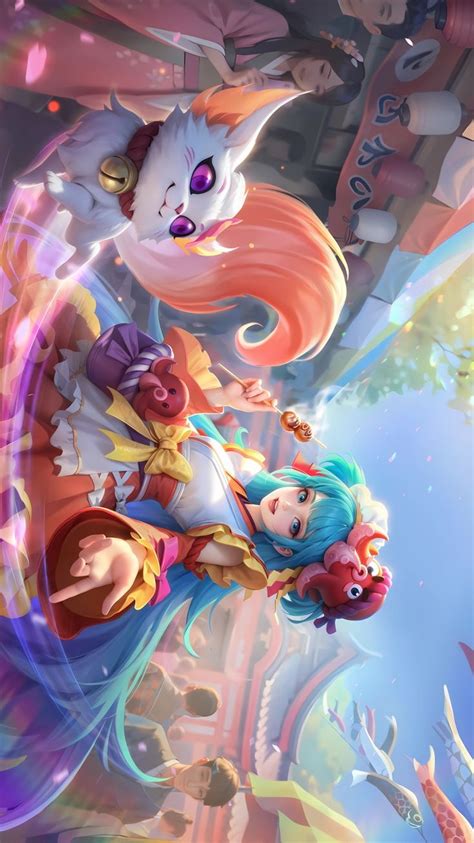Floryn Summer Skin Yatai Waitress In 2024 Mobile Legend Wallpaper