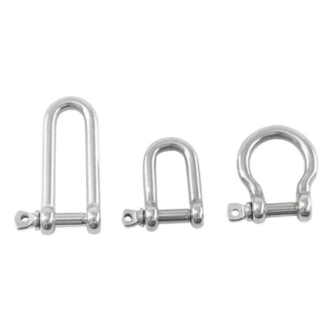 European Type Stainless Steel 304316 Straight D Shackle Screw Pin