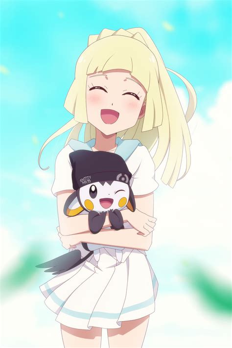 Commission Lillie Holding Emonga By Dadonyordel On Deviantart