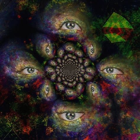 Eyes Fractal Stock Illustration Illustration Of Feminine 171243822