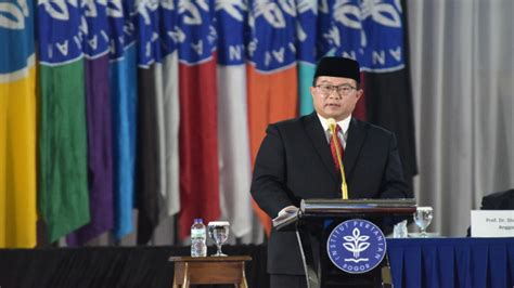 Foto Dilantik Jadi Rektor IPB University Periode Dua Prof Arif IPB