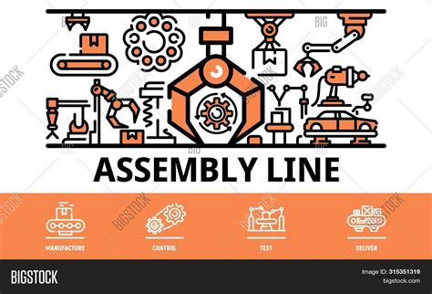 Assembly Line Banner Image And Photo Free Trial Bigstock