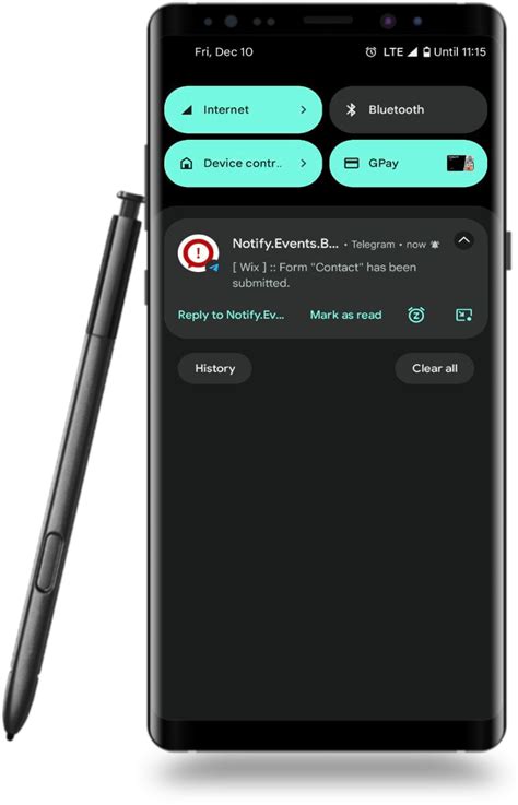 Гайд по Настройке Уведомлений из Wix Notify Events