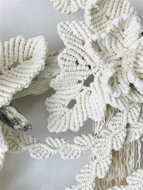 DIY Pattern Big Macrame Leaf Macramé Pattern for Beginners Floral Arrangements Macrame Leaves