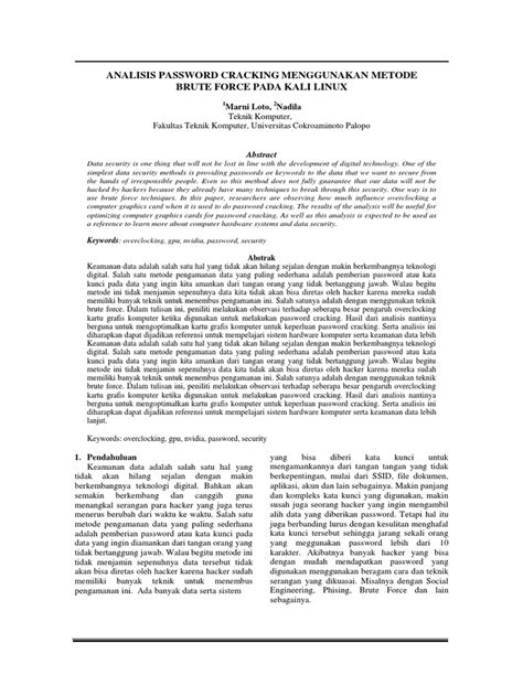 Jurnal Eksploitasi Jaringan Pdf