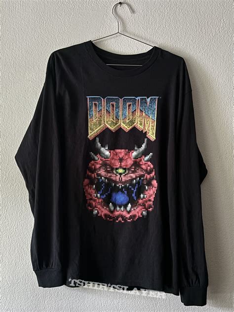 Doom Video Game Cacodemon Tshirtslayer Tshirt And Battlejacket