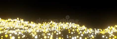 3d Abstract Yellow Grid Network Stock Illustration Illustration Of