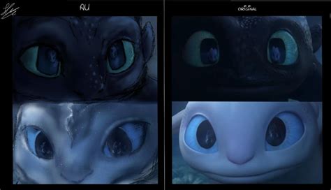 Female Toothless And Male Light Fury Au D By Ihndragonfox On Deviantart