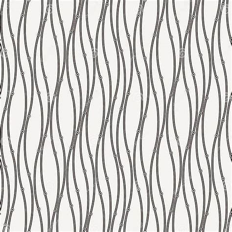Seamless Vector Abstract Pattern Of Curled Lines Stock Vector